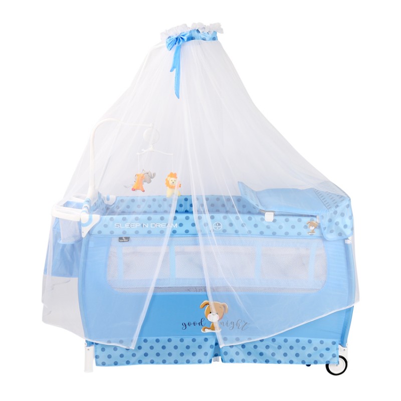 Кошара Sleep'n'dream Rocker+Балдахин Blue Dog Lorelli • Kids Market