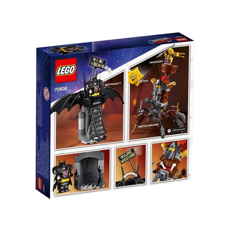 Конструктор LEGO Movie 2 Батман, готов за битка и Железния 70836 ...